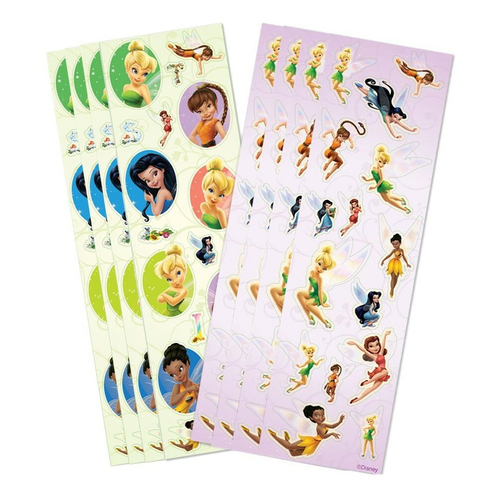 Tinkerbell Stickers (8 Sheets) | Costumes.com.au - Costumes.com.au