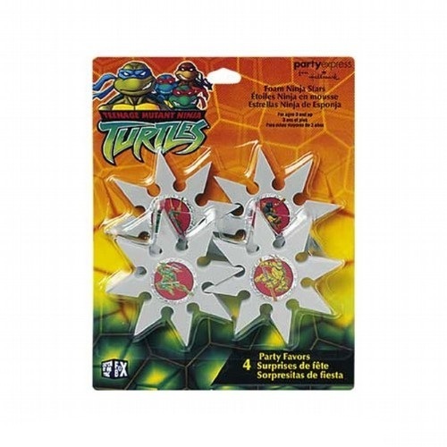 Teenage Mutant Ninja Turtles Foam Ninja Stars (Pack of 4) | Teenage ...