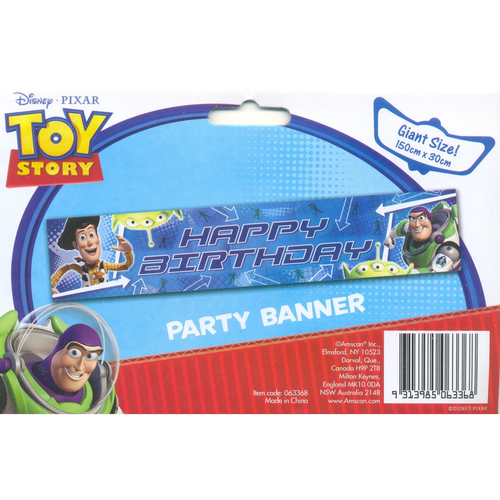 Toy Story Happy Birthday Banner | Toy Story Party Supplies | Licensed ...