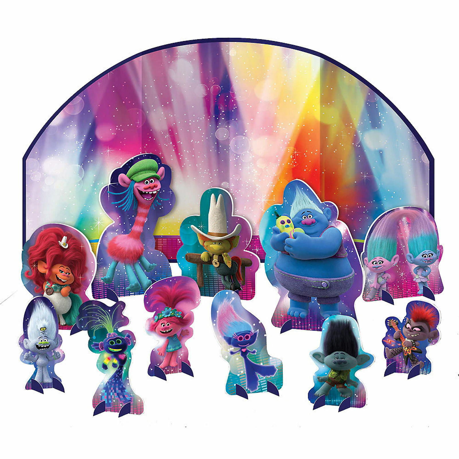 Trolls World Tour Table Decorating Kit [TRODEDK02] - Costumes.com.au