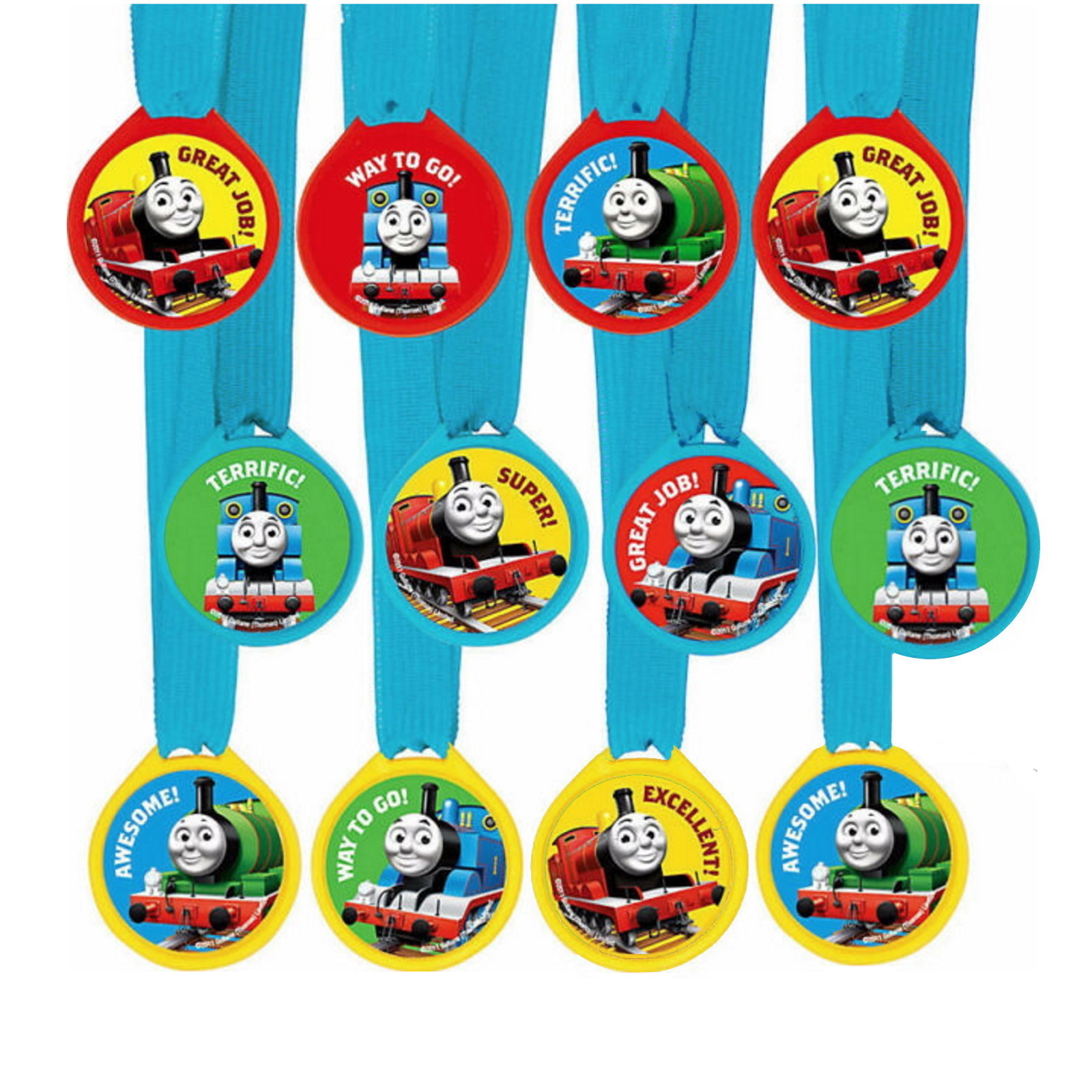Thomas And Friends Award Medals (Pack of 12) | Thomas the Tank Engine ...