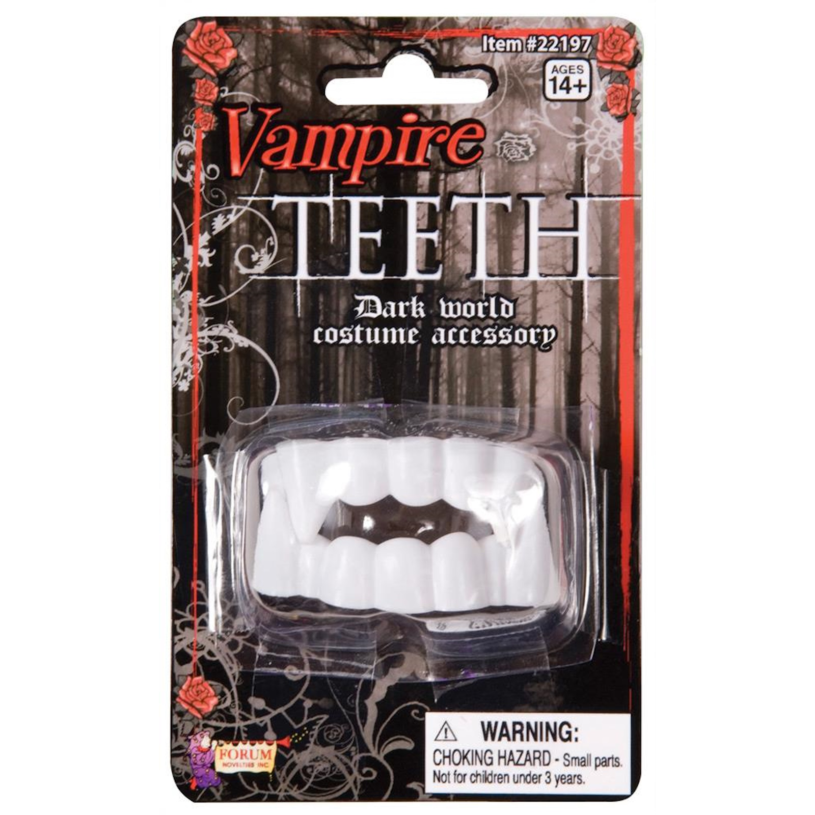 Plastic Vampire Teeth Adult Costume Accessory - Costumes.com.au