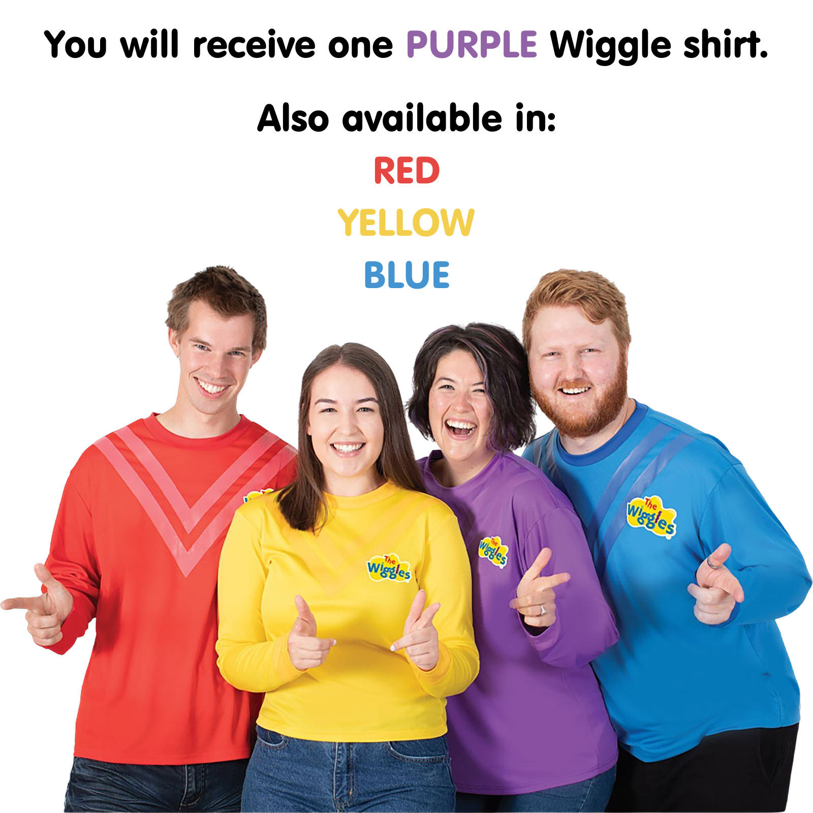 The Wiggles Purple Wiggle Shirt Adult Costume | The Wiggles | Character ...