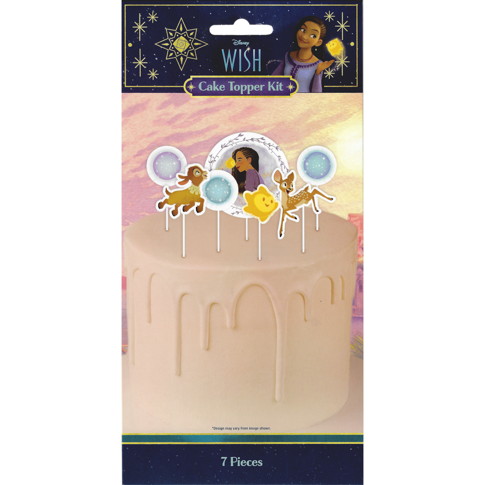Disney Wish Cake Topper Kit (Pack of 7) | Costumes.com.au - Costumes.com.au